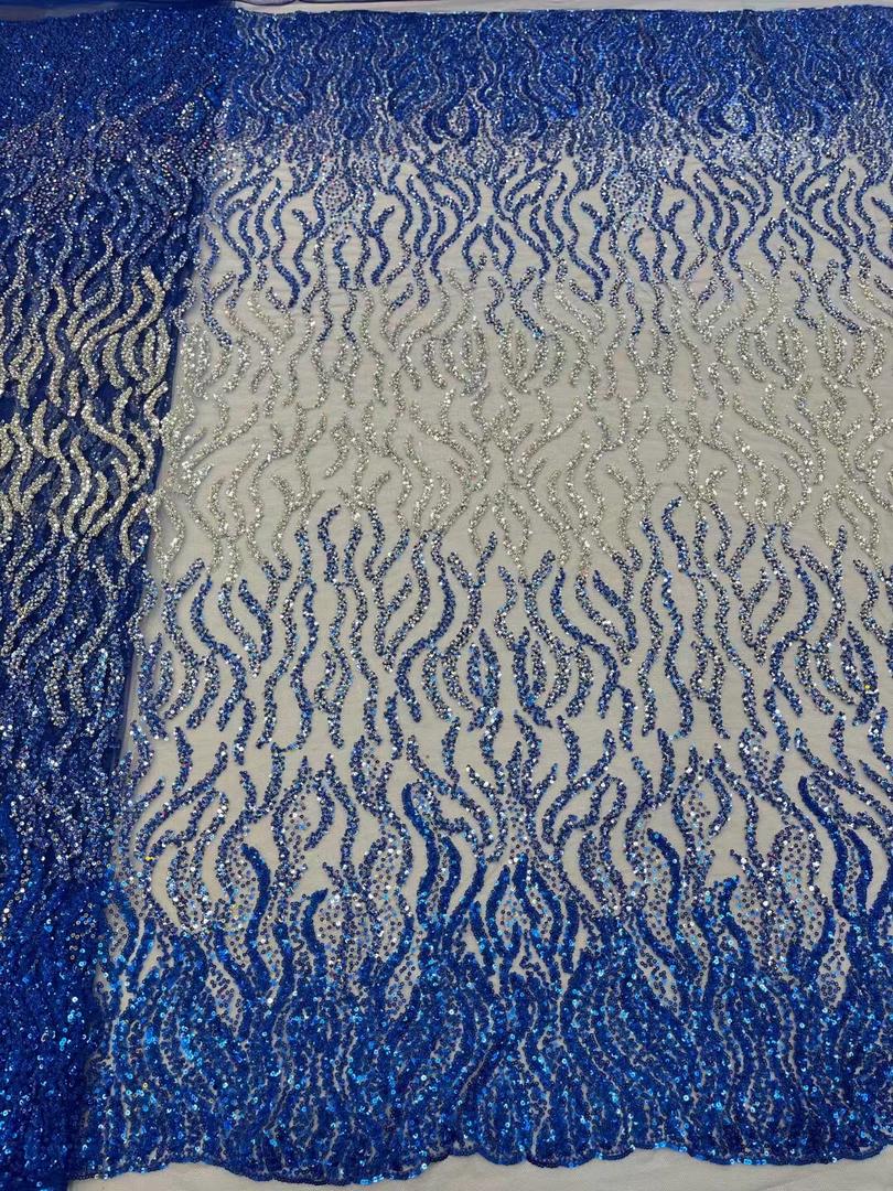 Runic Sequin Fabric – Fabricsutra